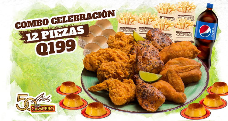 Disfruta el sabor Campero, a domicilio o para llevar - Pollo Campero
