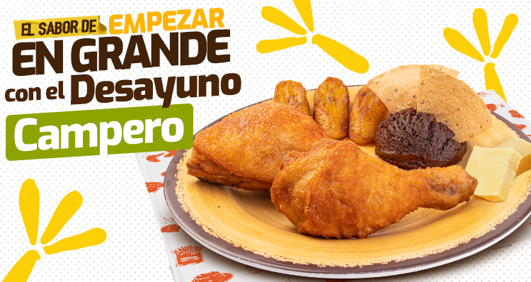 Disfruta el sabor Campero, a domicilio o para llevar - Pollo Campero